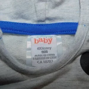 Disney | Shirts & Tops | Disney Baby Boy 9 Months Gray Long Sleeve ...